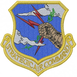Strategic Air Command Embroidery Design | EmbroideryDesigns.com