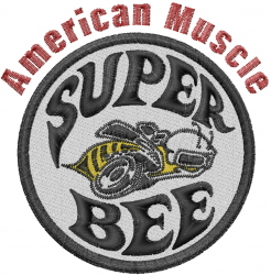 American Muscle Embroidery Design | EmbroideryDesigns.com