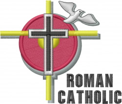 Roman Catholic Embroidery Design | EmbroideryDesigns.com