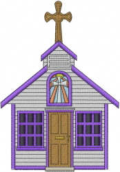 Church Embroidery Design | EmbroideryDesigns.com