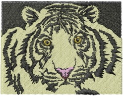 Tiger Face Embroidery Design | EmbroideryDesigns.com