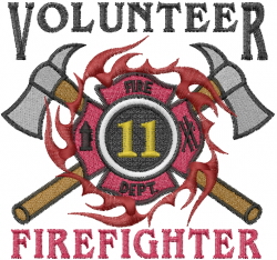 Volunteer Embroidery Design | EmbroideryDesigns.com