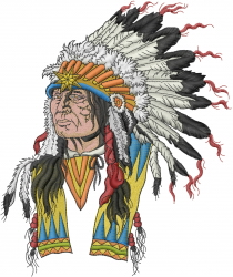 Native American Embroidery Design | EmbroideryDesigns.com