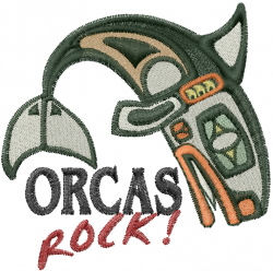 Orcas Rock Embroidery Design | EmbroideryDesigns.com