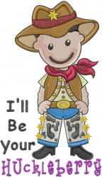 Huckleberry Embroidery Design | EmbroideryDesigns.com