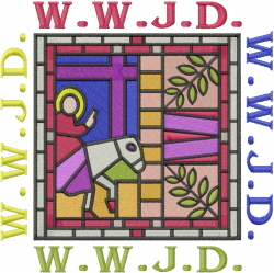 WWJD Embroidery Design | EmbroideryDesigns.com