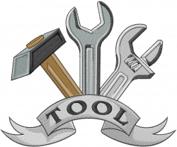 Tool Embroidery Design | EmbroideryDesigns.com