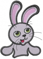 Free Rabbit Embroidery Design | EmbroideryDesigns.com