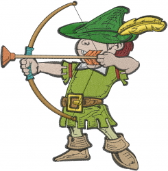 Robin Hood Embroidery Design | EmbroideryDesigns.com