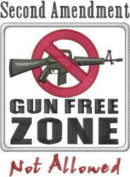 Second Amendment Embroidery Design | EmbroideryDesigns.com