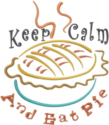 Free Keep Calm Embroidery Design | EmbroideryDesigns.com