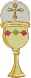 Chalice Embroidery Design | EmbroideryDesigns.com