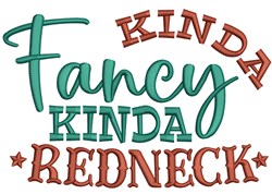 Kinda Redneck Embroidery Design | EmbroideryDesigns.com