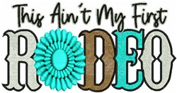 My First Rodeo Embroidery Design | EmbroideryDesigns.com
