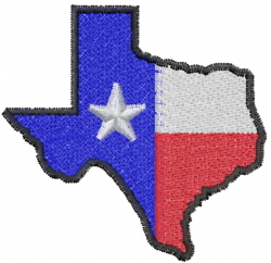 State Of Texas Embroidery Design | EmbroideryDesigns.com