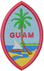 Guam Embroidery Design | EmbroideryDesigns.com