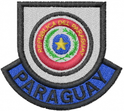 Paraguay Embroidery Design | EmbroideryDesigns.com