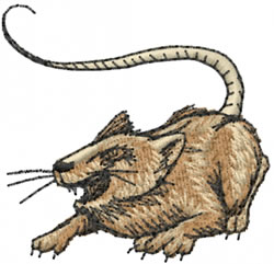 RAT Embroidery Design | EmbroideryDesigns.com