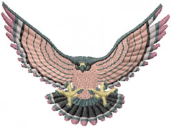 FALCON Embroidery Design | EmbroideryDesigns.com