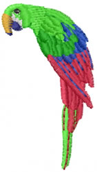 PARROT Embroidery Design | EmbroideryDesigns.com