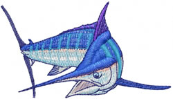 MARLIN Embroidery Design | EmbroideryDesigns.com