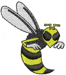 HORNET Embroidery Design | EmbroideryDesigns.com