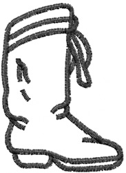 Boot Embroidery Design | EmbroideryDesigns.com