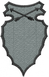 Filled Arrowhead Embroidery Design | EmbroideryDesigns.com