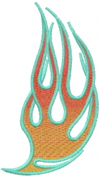 Right Flame Embroidery Design | EmbroideryDesigns.com