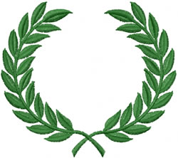 WREATH Embroidery Design | EmbroideryDesigns.com