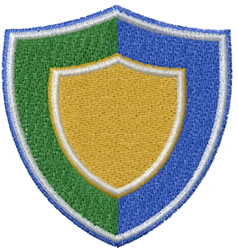 SHIELD Embroidery Design | EmbroideryDesigns.com