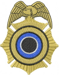 LARGE BADGE Embroidery Design | EmbroideryDesigns.com