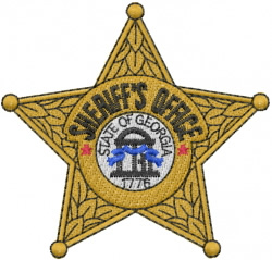 GEORGIA BADGE Embroidery Design | EmbroideryDesigns.com