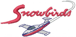 SNOWBIRDS Embroidery Design | EmbroideryDesigns.com