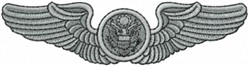 Aircrew Insignia Embroidery Design | EmbroideryDesigns.com