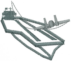 AIRCRAFT CARRIER Embroidery Design | EmbroideryDesigns.com