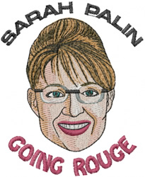Going Rouge Embroidery Design | EmbroideryDesigns.com