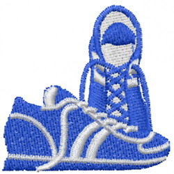 Running Shoes Embroidery Design | EmbroideryDesigns.com