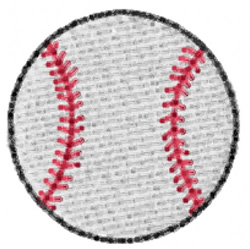 Baseball Embroidery Design | EmbroideryDesigns.com