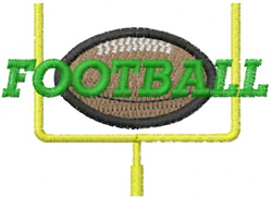 Football Embroidery Design | EmbroideryDesigns.com