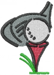 GOLF BALL Embroidery Design | EmbroideryDesigns.com