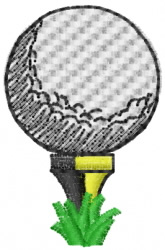 GOLF BALL Embroidery Design | EmbroideryDesigns.com