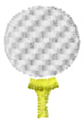 GOLF BALL Embroidery Design | EmbroideryDesigns.com