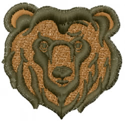 BEAR Embroidery Design | EmbroideryDesigns.com
