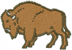 Buffalo Embroidery Design | EmbroideryDesigns.com