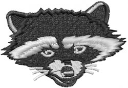 RACOON Embroidery Design | EmbroideryDesigns.com