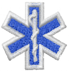 Ems Icon Embroidery Design | EmbroideryDesigns.com