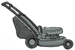 Lawn Mower Embroidery Design | EmbroideryDesigns.com