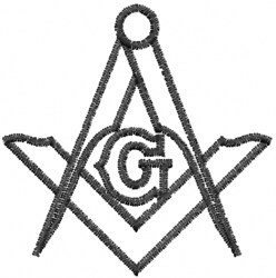 Mason Outline Embroidery Design | EmbroideryDesigns.com
