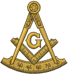 Mason Past Master Embroidery Design | EmbroideryDesigns.com